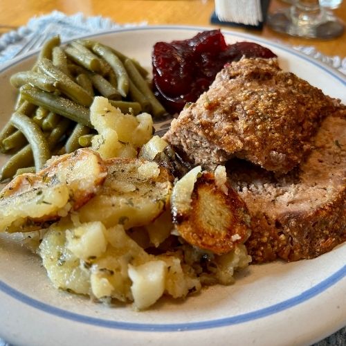 Roman Pot Meatloaf - Forever Young Goods and Eats