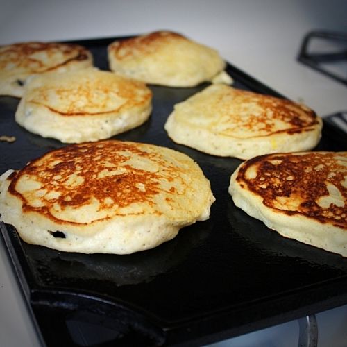 Lemon Ricotta Pancakes - Forever Young Goods and Eats